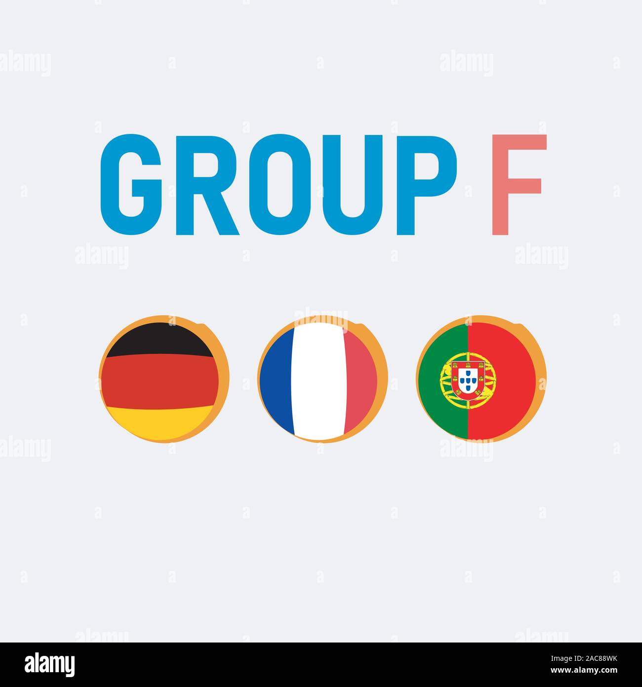 Group stages of the European football championship Stock Vector Image ...