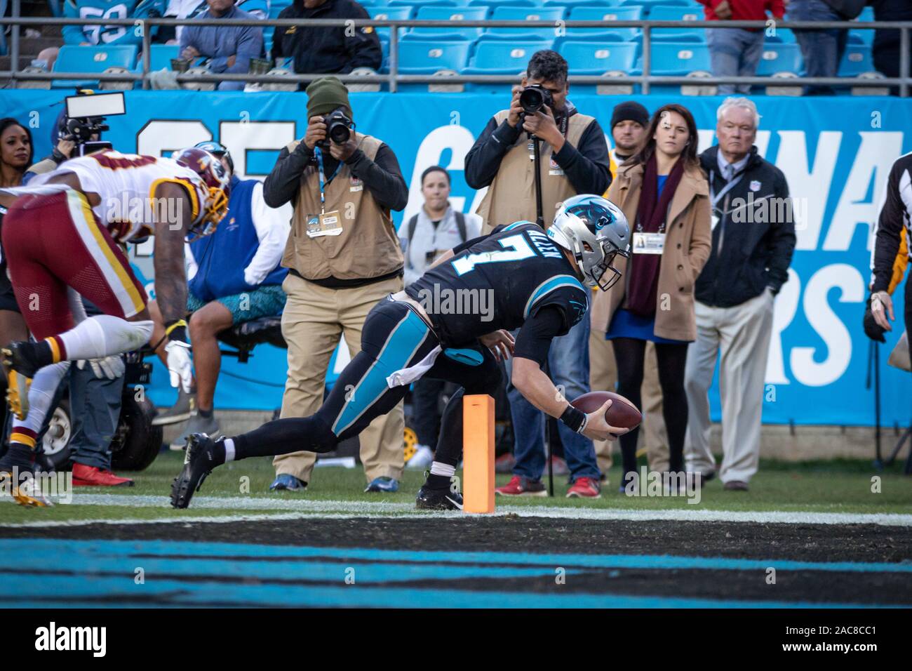 Charlotte, North Carolina, USA. 1st Dec, 2019. Carolina Panthers ...