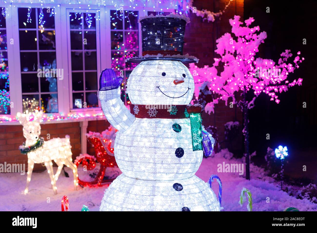 Stone Brig Christmas Lights High Resolution Stock Photography and ...