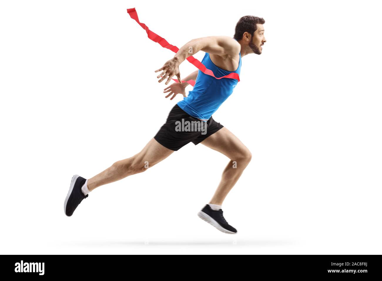 Runner Finishing Race