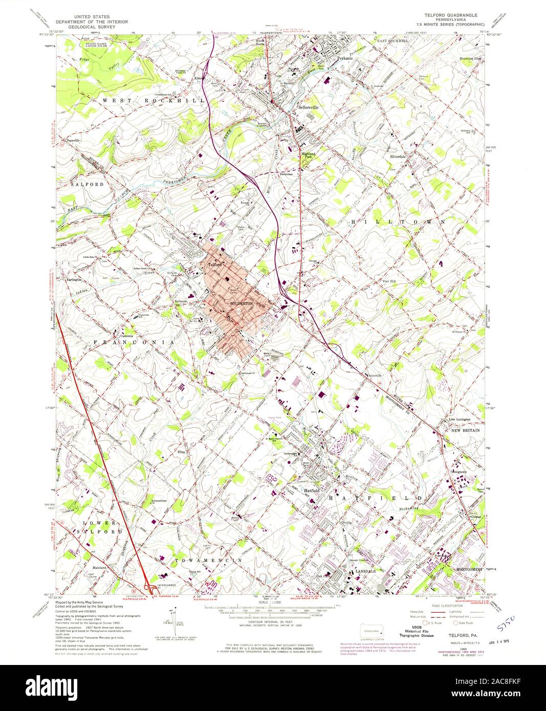 Map of telford hi-res stock photography and images - Alamy