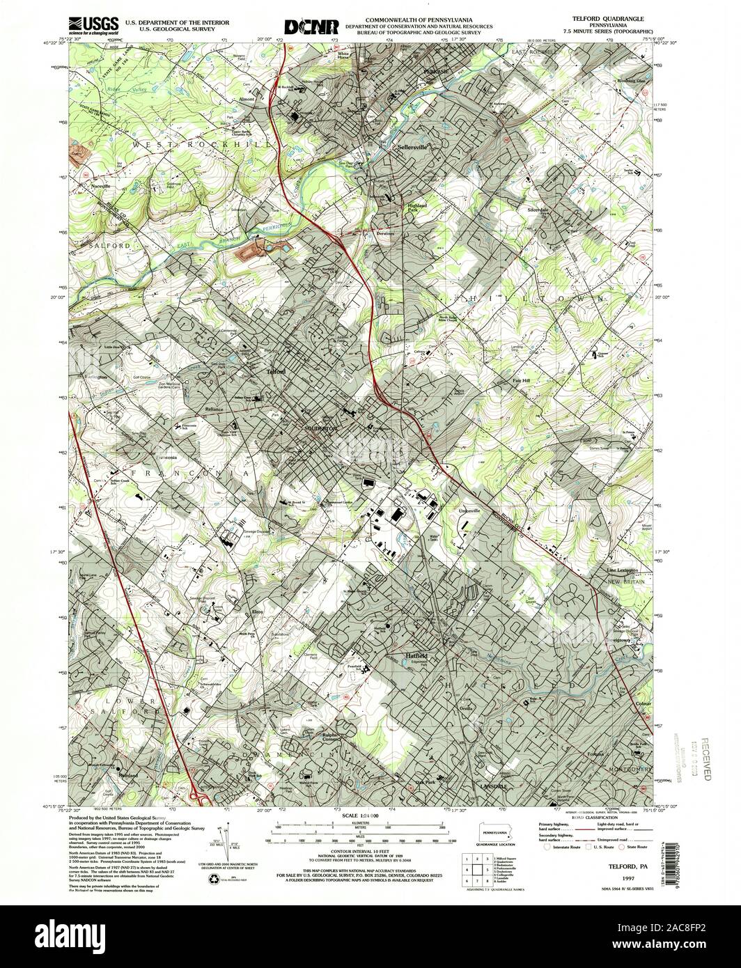 Map of telford hi-res stock photography and images - Alamy
