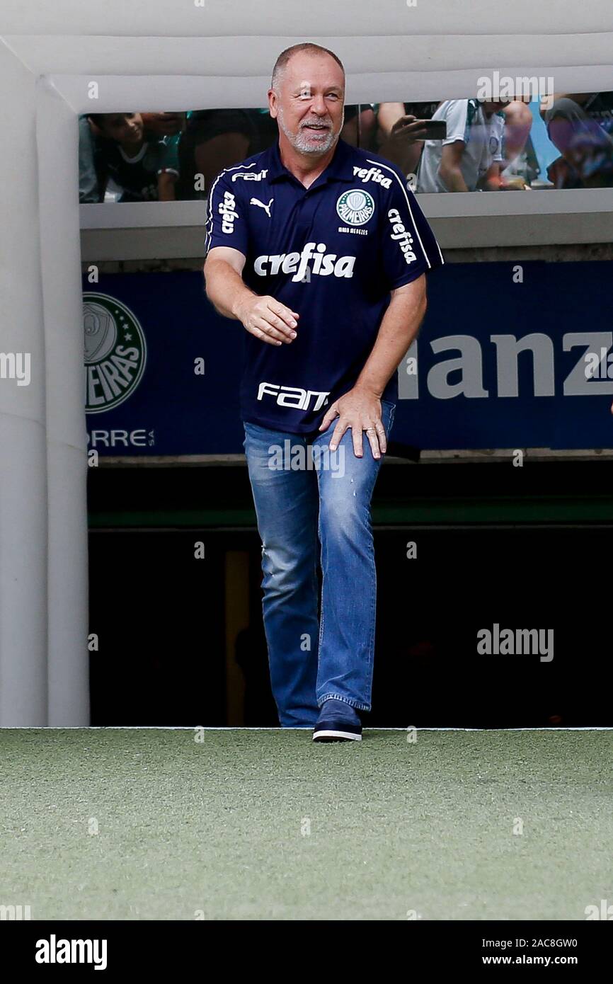 Mano Menezes of Palmeiras during the game between Palmeiras and ...