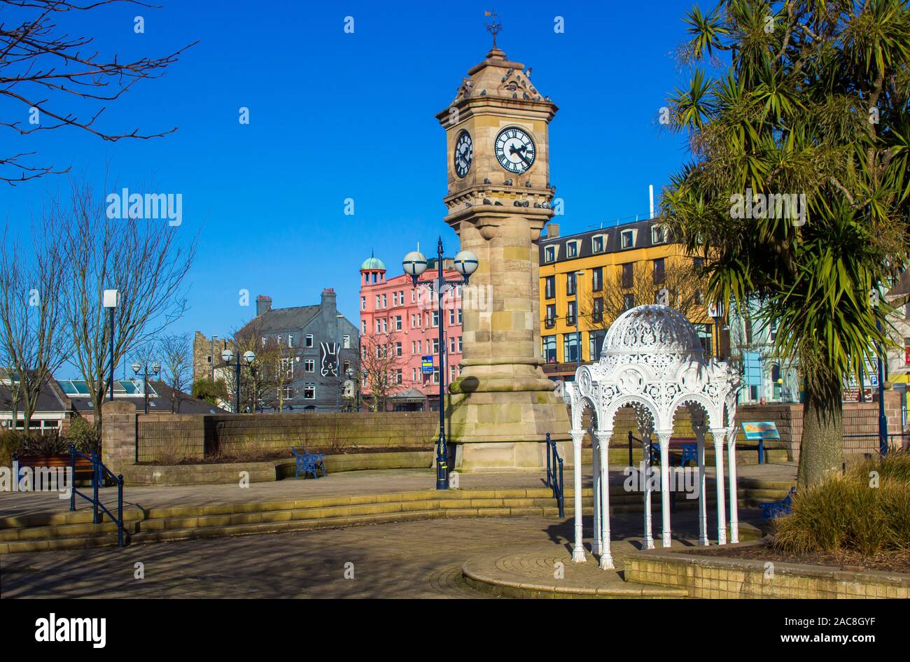 Bangor northern ireland clock tower hi-res stock photography and images ...
