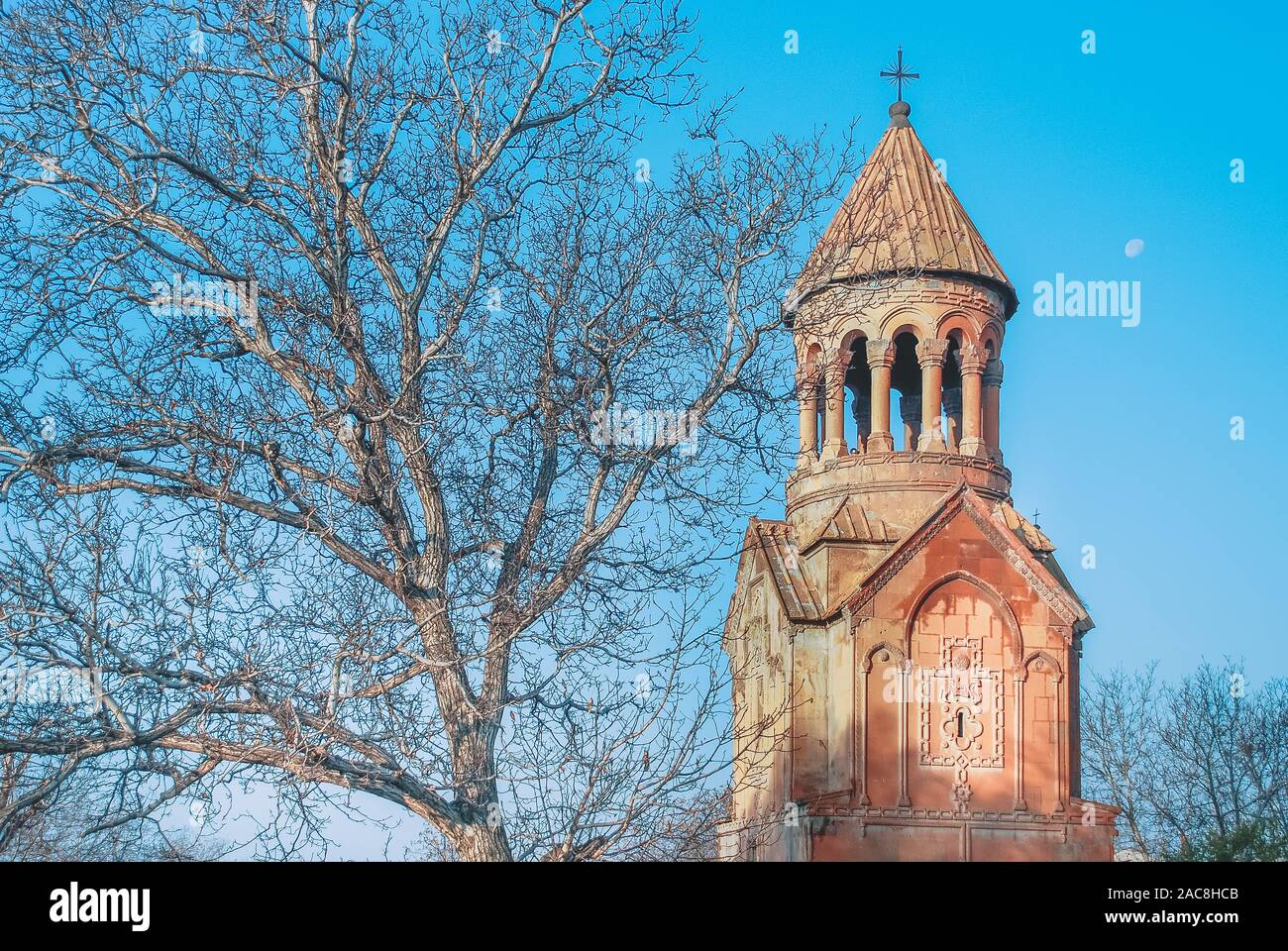 Holy mother of God Church Rear Facade , Yeghvard Stock Photo - Alamy