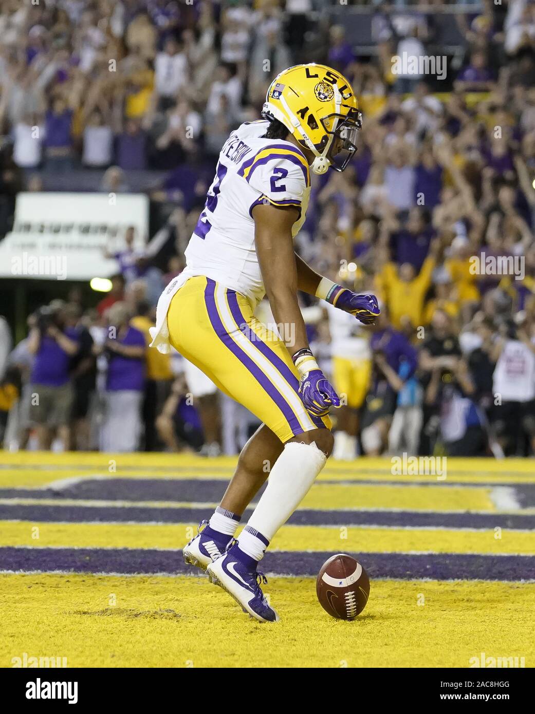 November 30, 2019: November 30, 2019- Baton Rouge, LA, USA: LSU JUSTIN ...