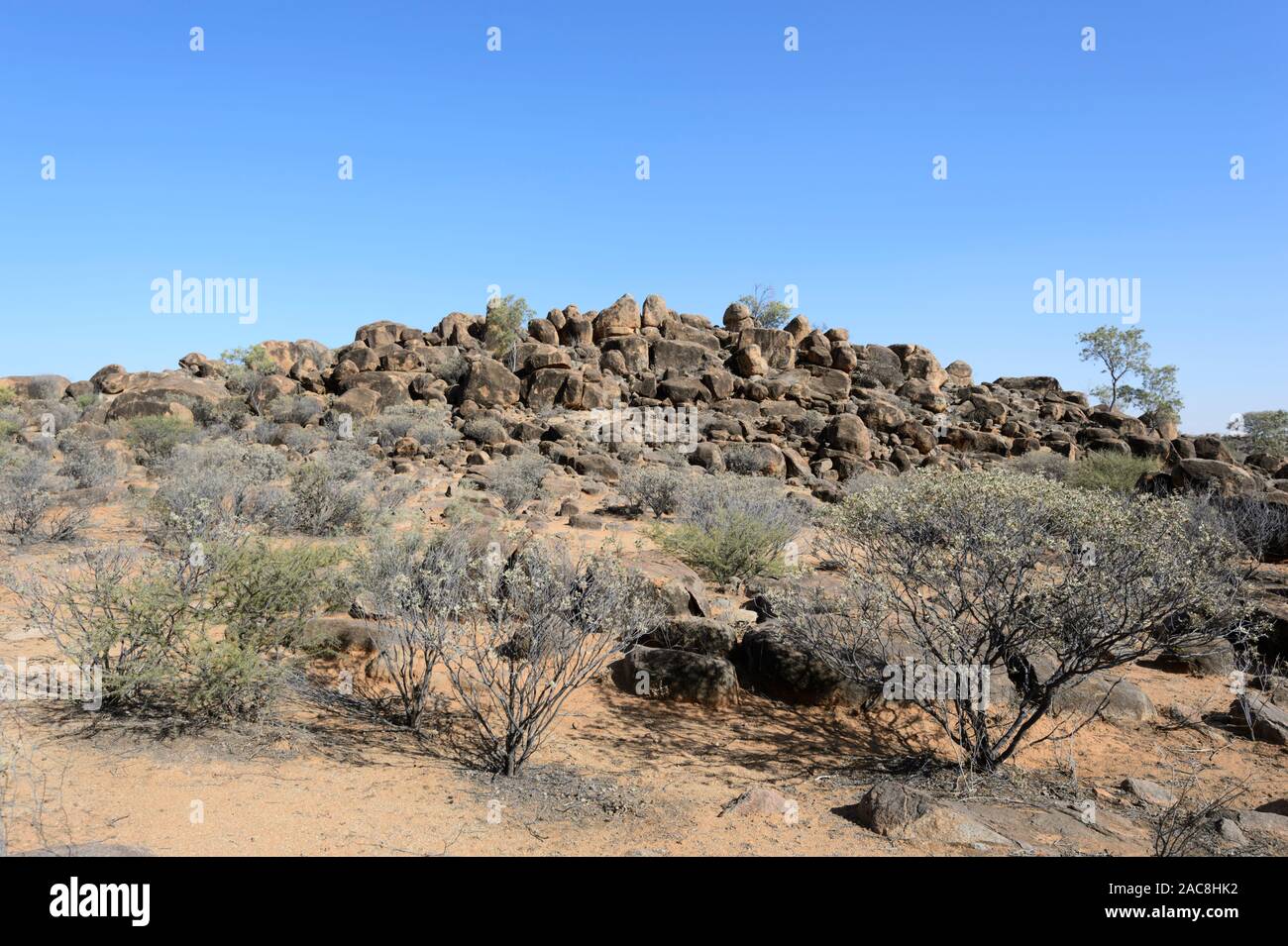 The Granites rock formations are a tourist attraction in the remote ...