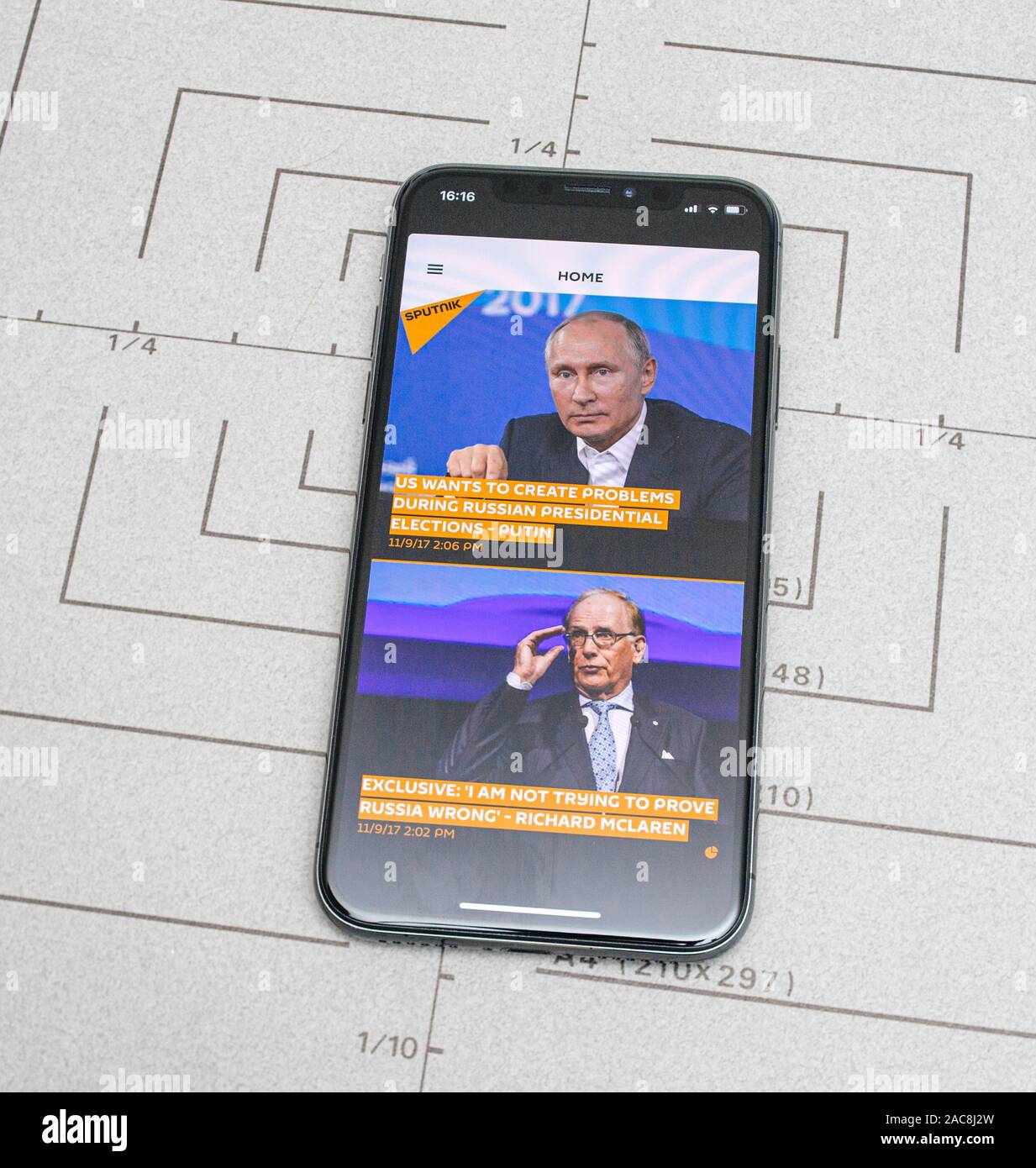 Paris, France - Nov 11, 2017: Latest Apple Computers iPhone 11 Pro ...