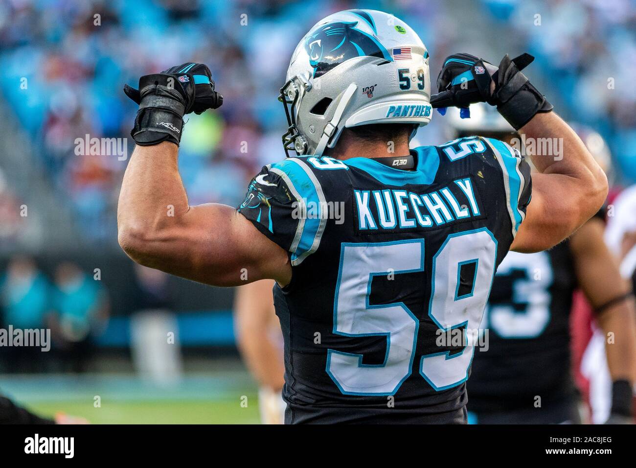 Charlotte, NC, USA. 1st Dec, 2019. Carolina Panthers middle linebacker ...