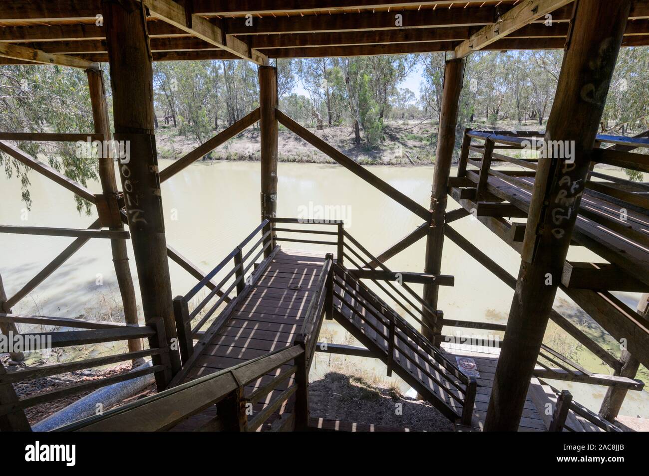 Old timber wharf hi-res stock photography and images - Alamy