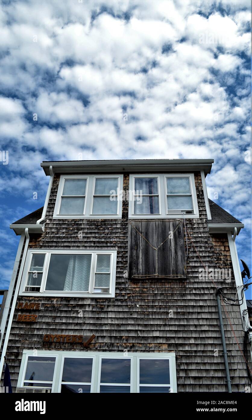 Typical New England architecture Stock Photo - Alamy