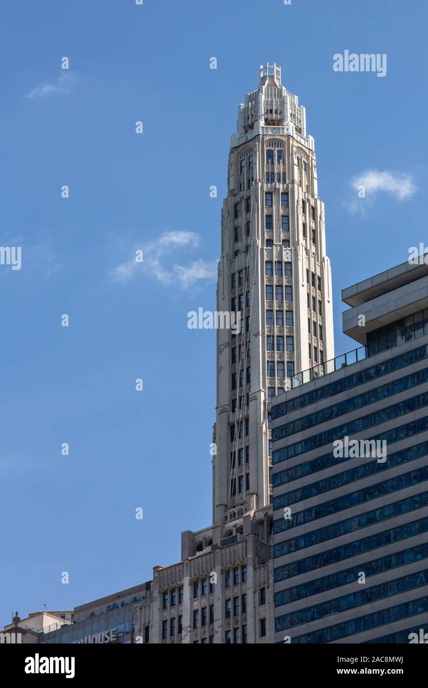 Mather Tower, Chicago, Illinois, USA Stock Photo - Alamy