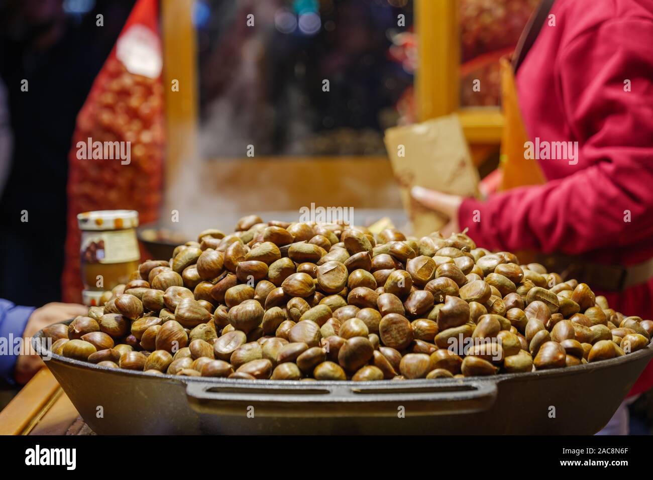 Roasted chestnuts christmas market in hi-res stock photography and ...