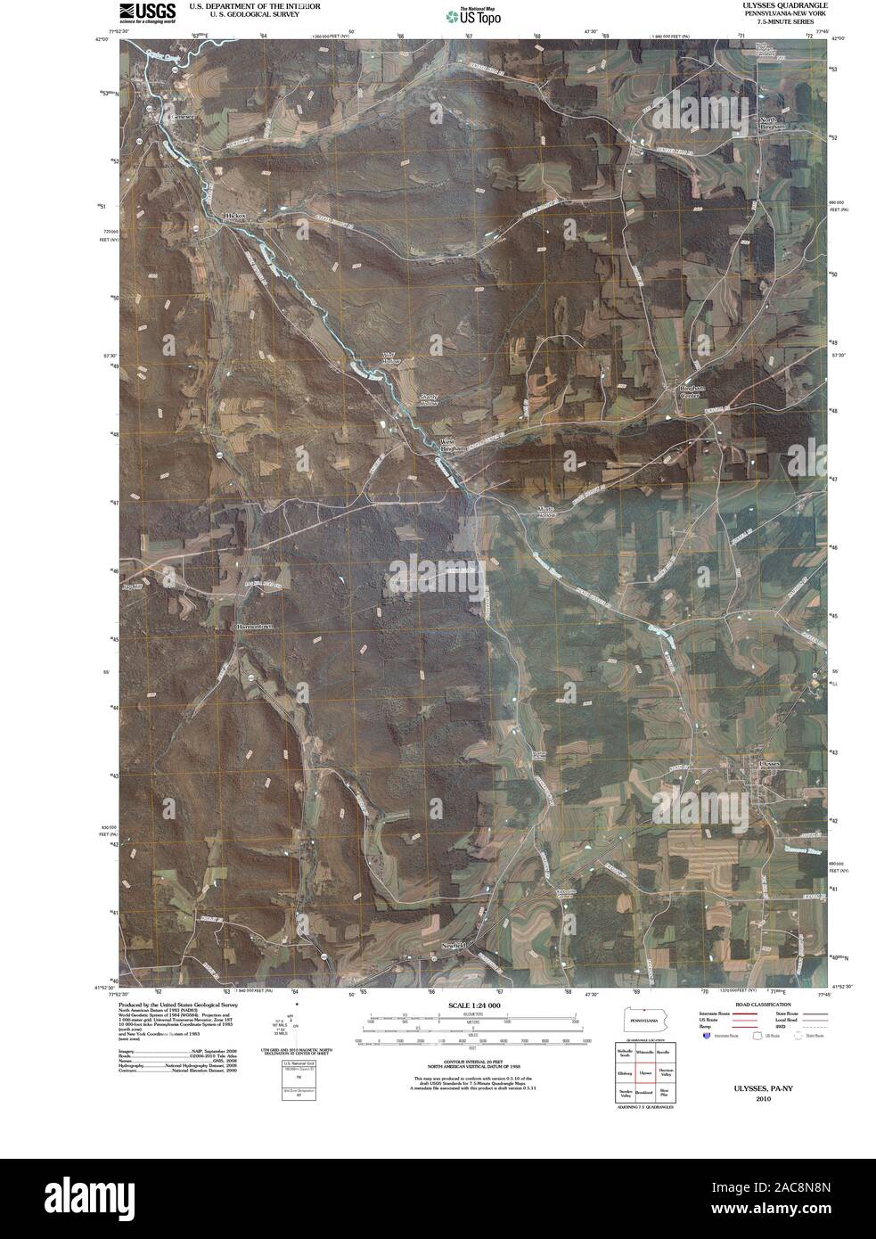 Pennsylvania geological map Cut Out Stock Images & Pictures - Alamy