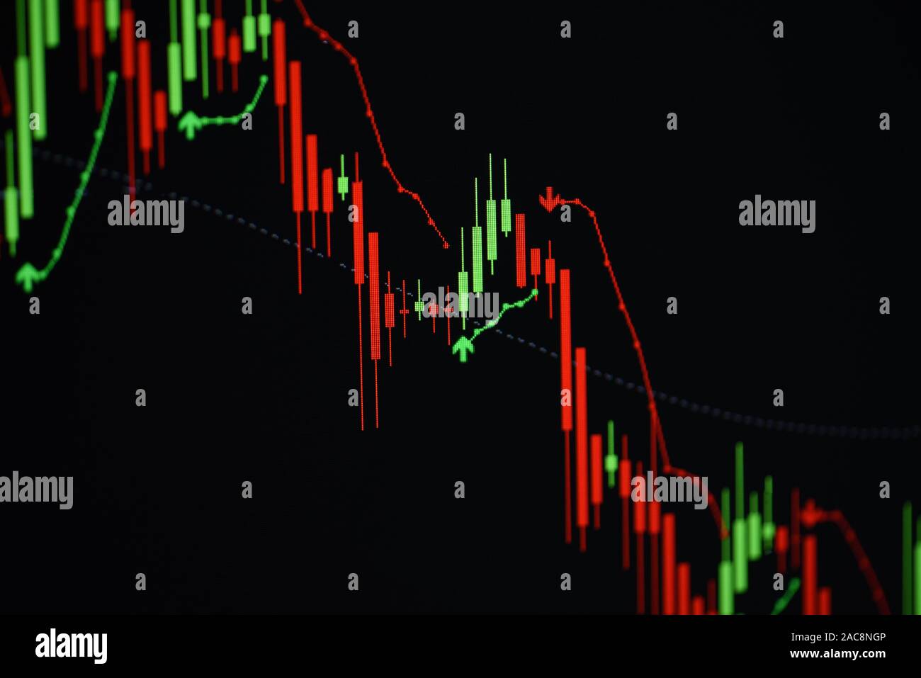 Stock crash market exchange loss trading graph analysis investment ...