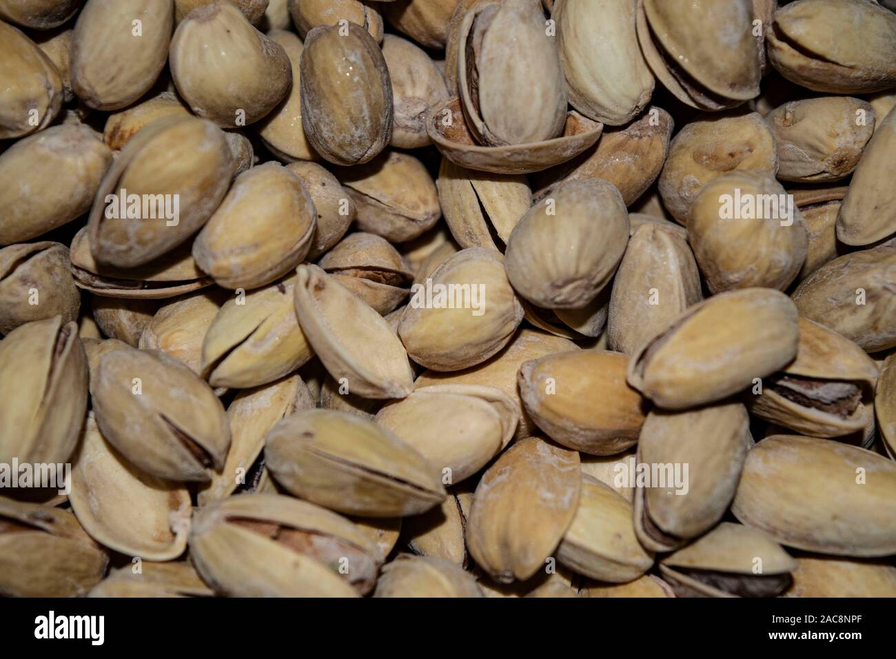 The texture is roasted with salt pistachios. Background image. Close up Stock Photo - Alamy