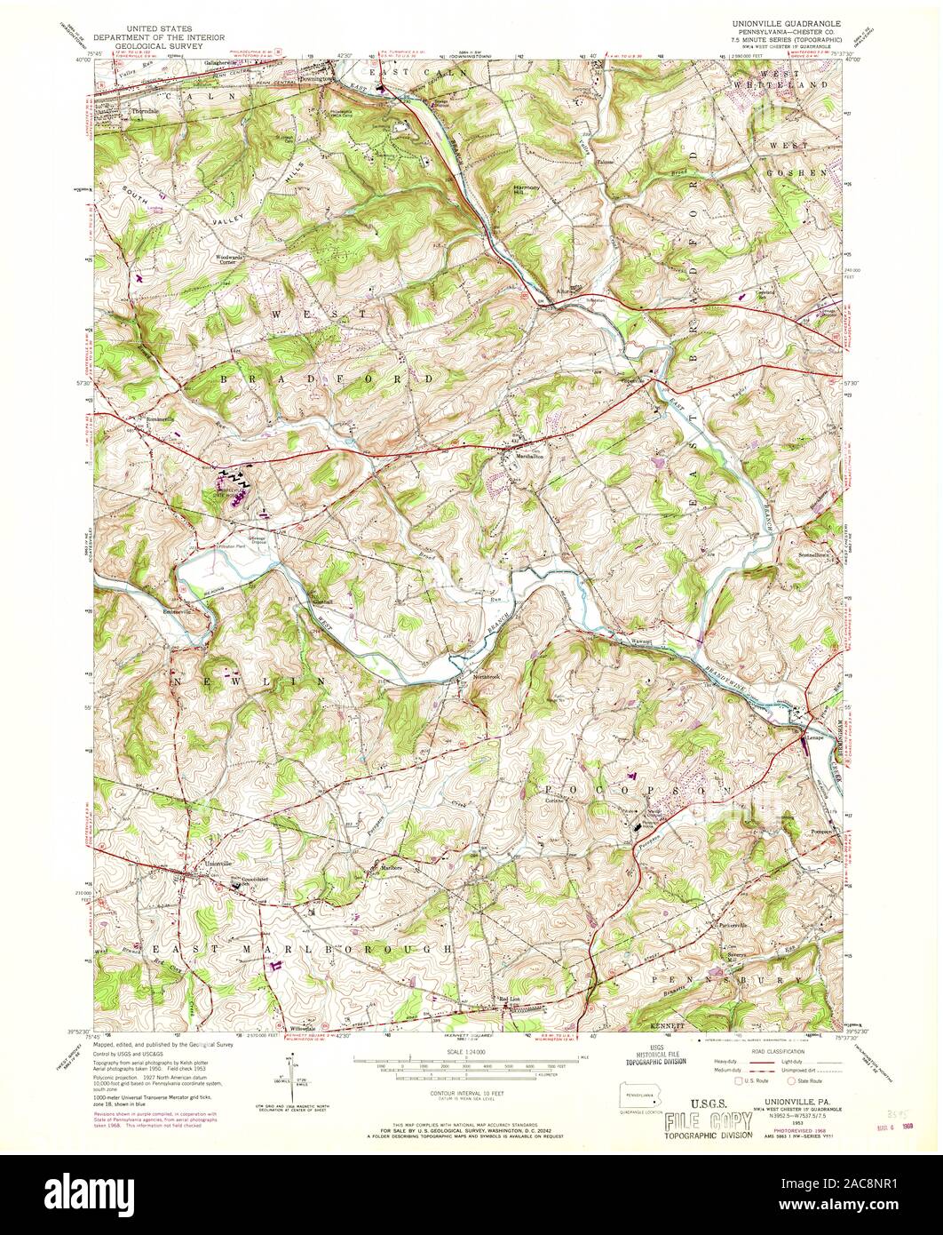 Map of unionville hi-res stock photography and images - Alamy