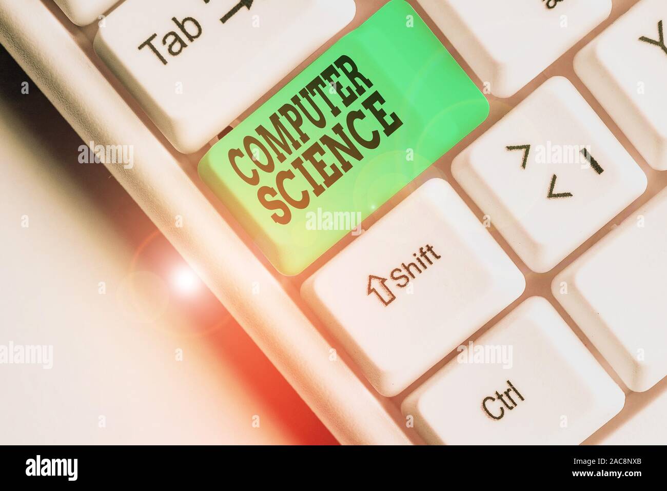 Conceptual hand writing showing Computer Science. Concept meaning study ...