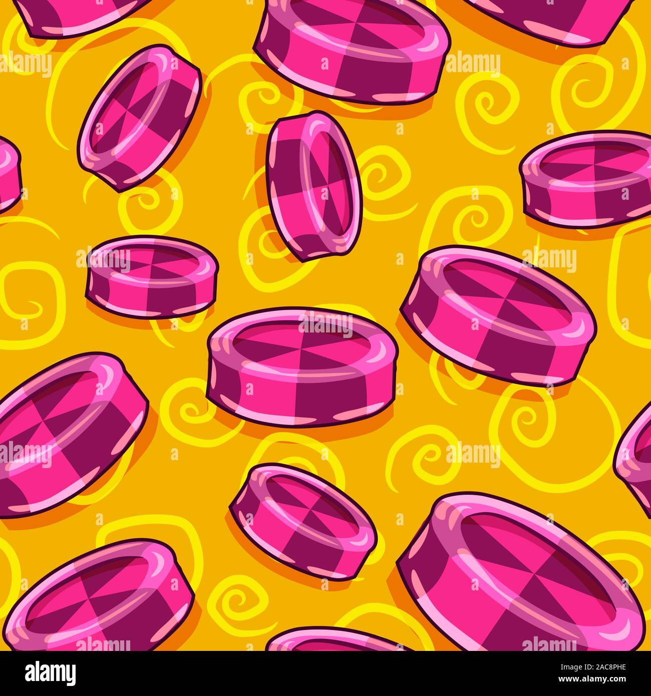 Pink sugar candies in Stock Vector Images - Alamy