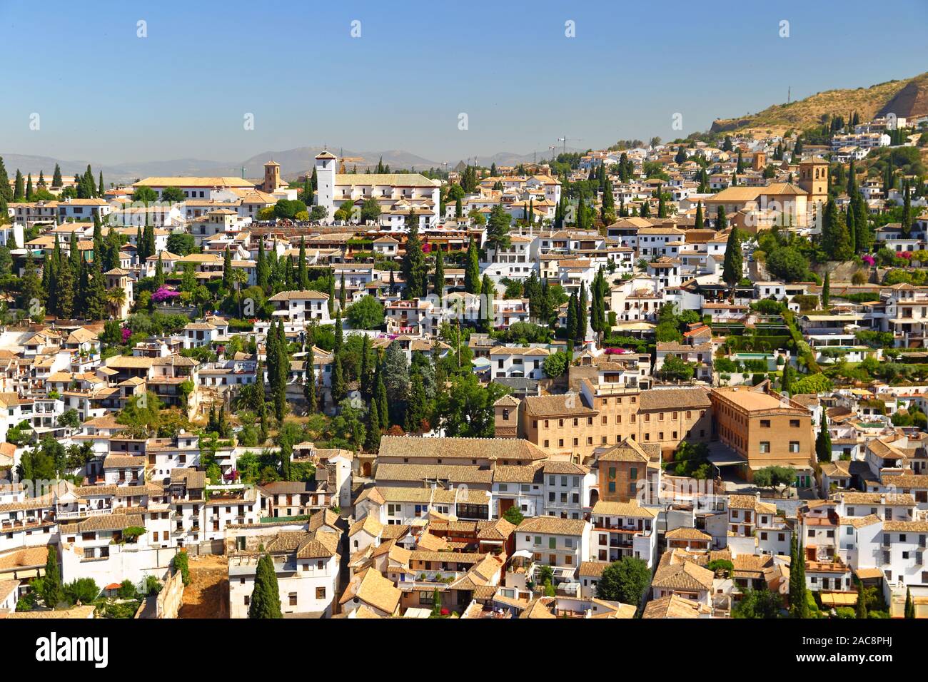 historic section of Granada, Andalusia, Spain, spanish architecture ...