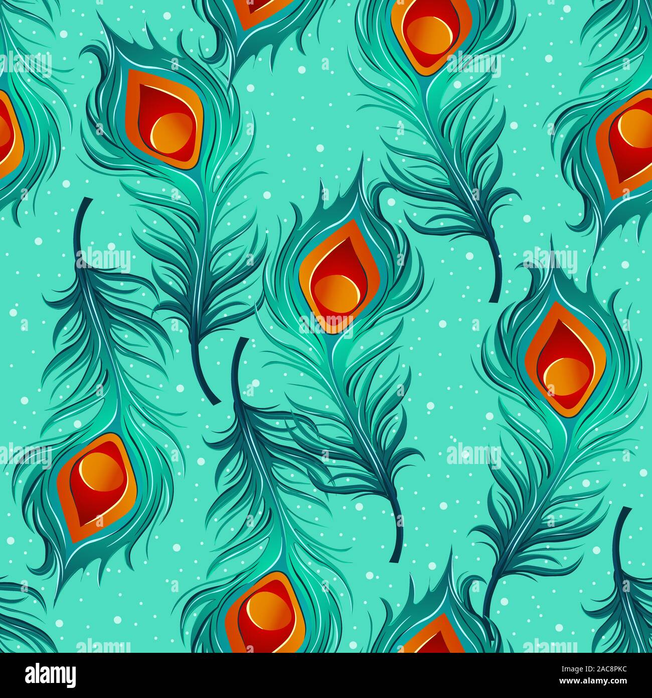 Cool bird vector seamless pattern Stock Vector Images - Alamy