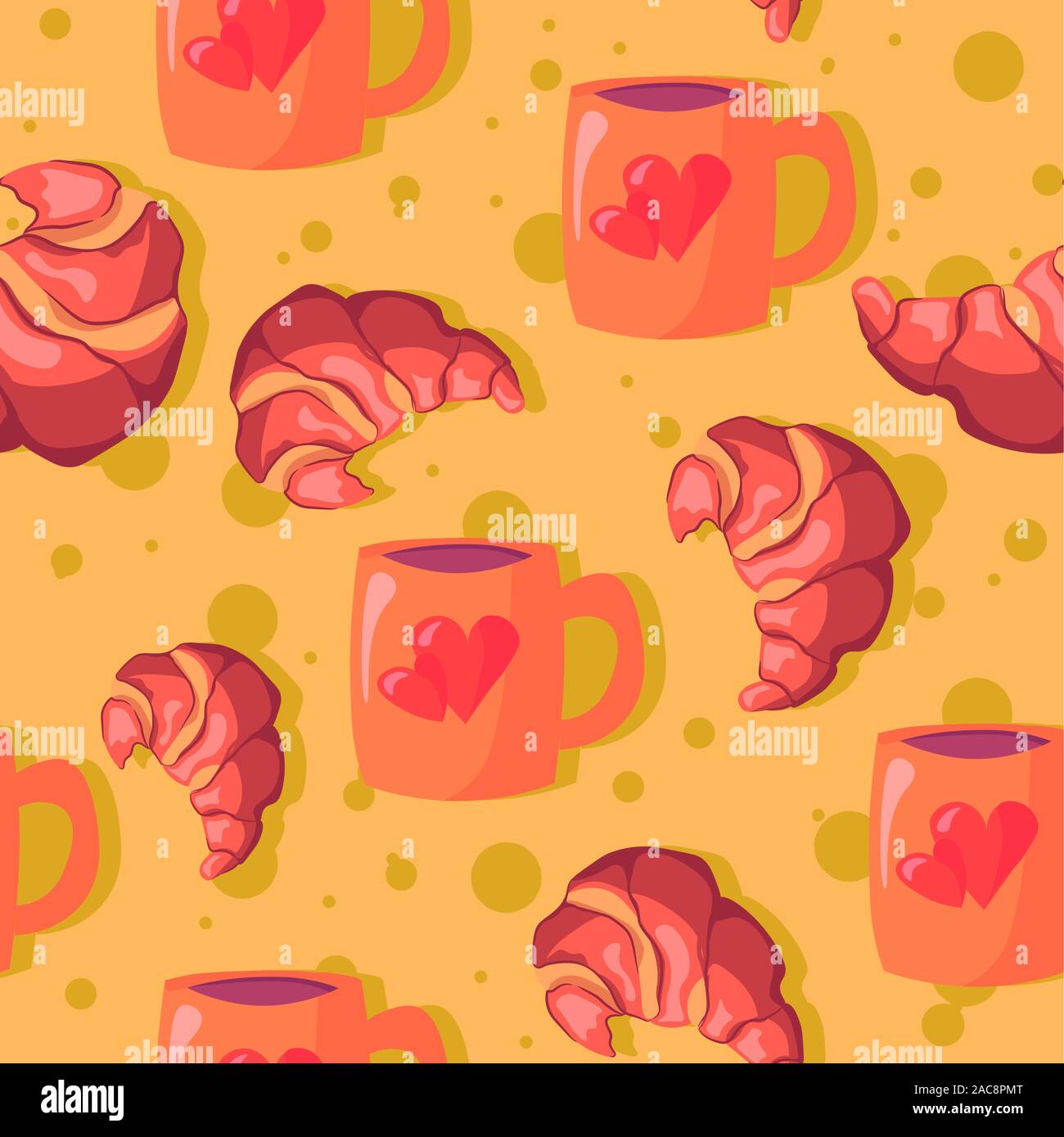 Tasty fresh breakfast in Stock Vector Images - Alamy