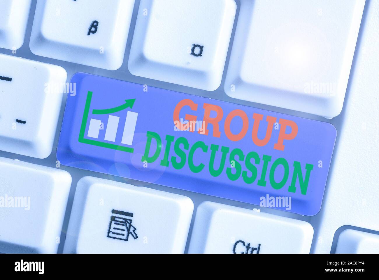 Word writing text Group Discussion. Business photo showcasing gather ...