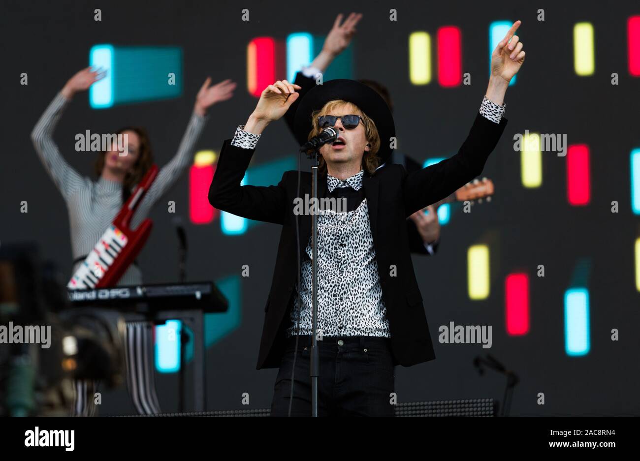 Experimental Musician Beck performs live to a near-sell out audience at ...
