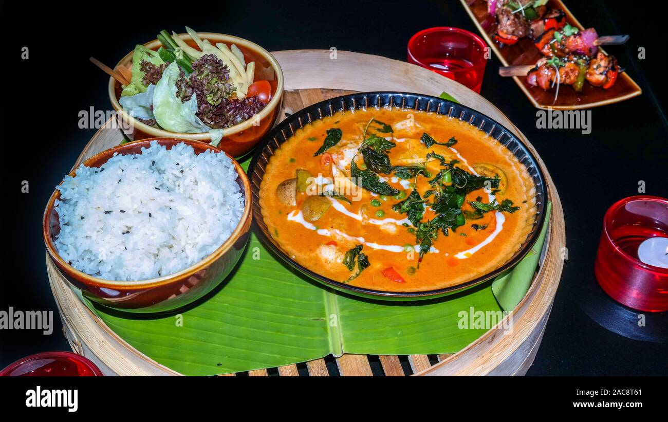 Delicious Asian food - A collection of different Asian dishes Stock ...