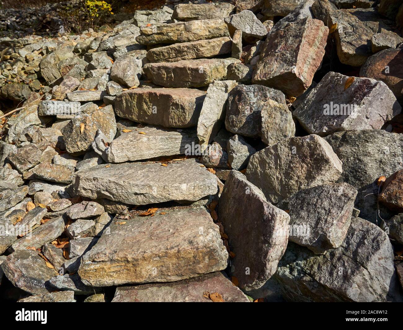 Stone Steps on the Thousand Steps trail in Mount Union, Huntingdon ...