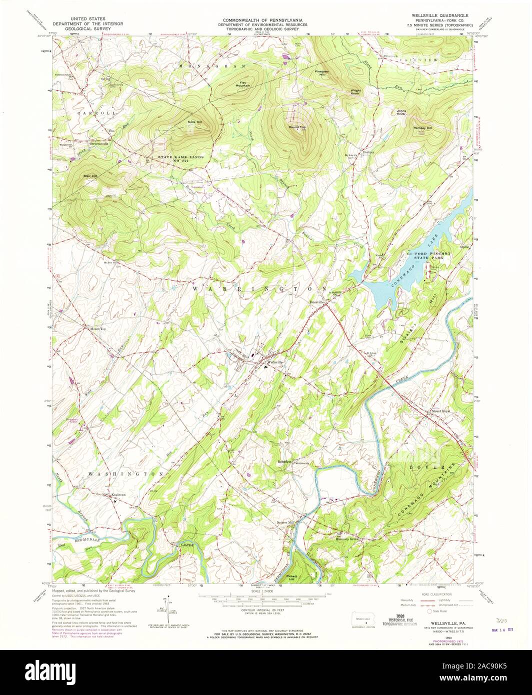 Map of wellsville hi-res stock photography and images - Alamy