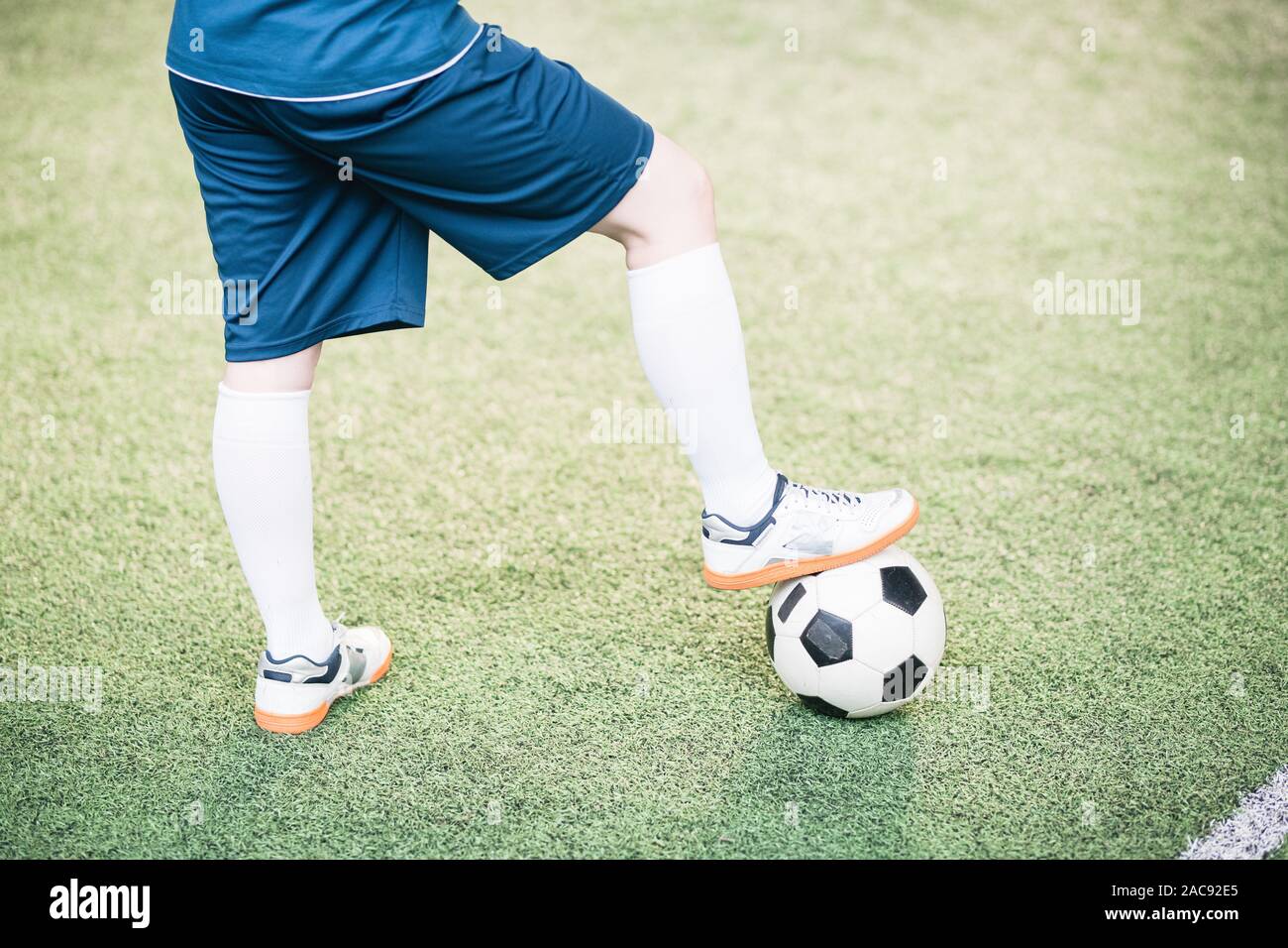 Foot on the ball hi-res stock photography and images - Alamy