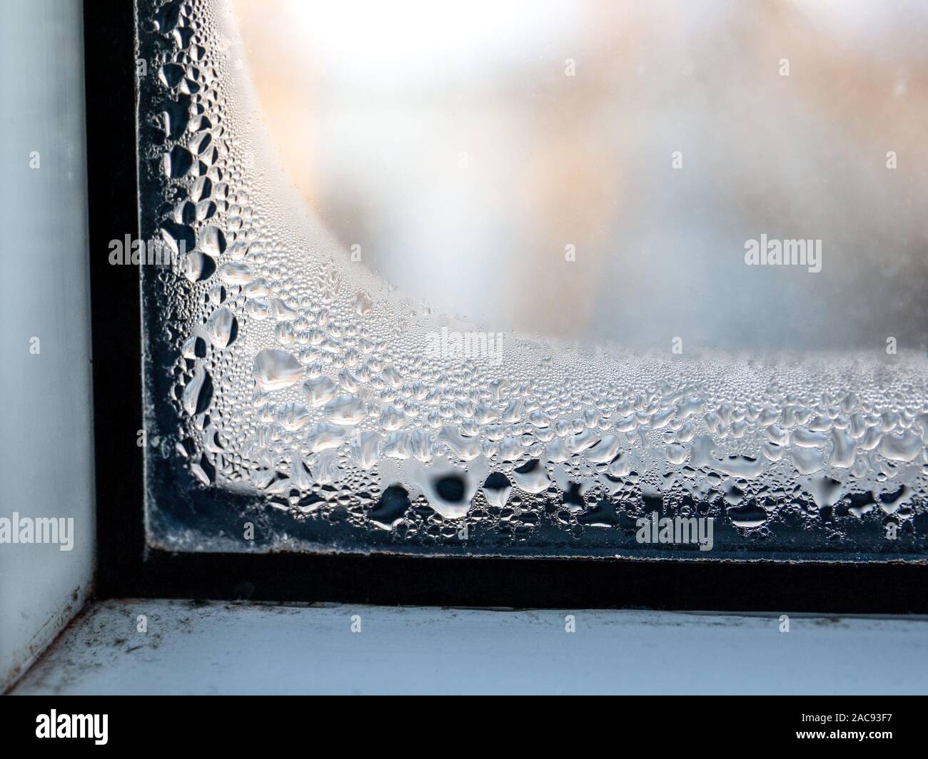 Condensation on window, mold from wet, house concstruction and energy ...