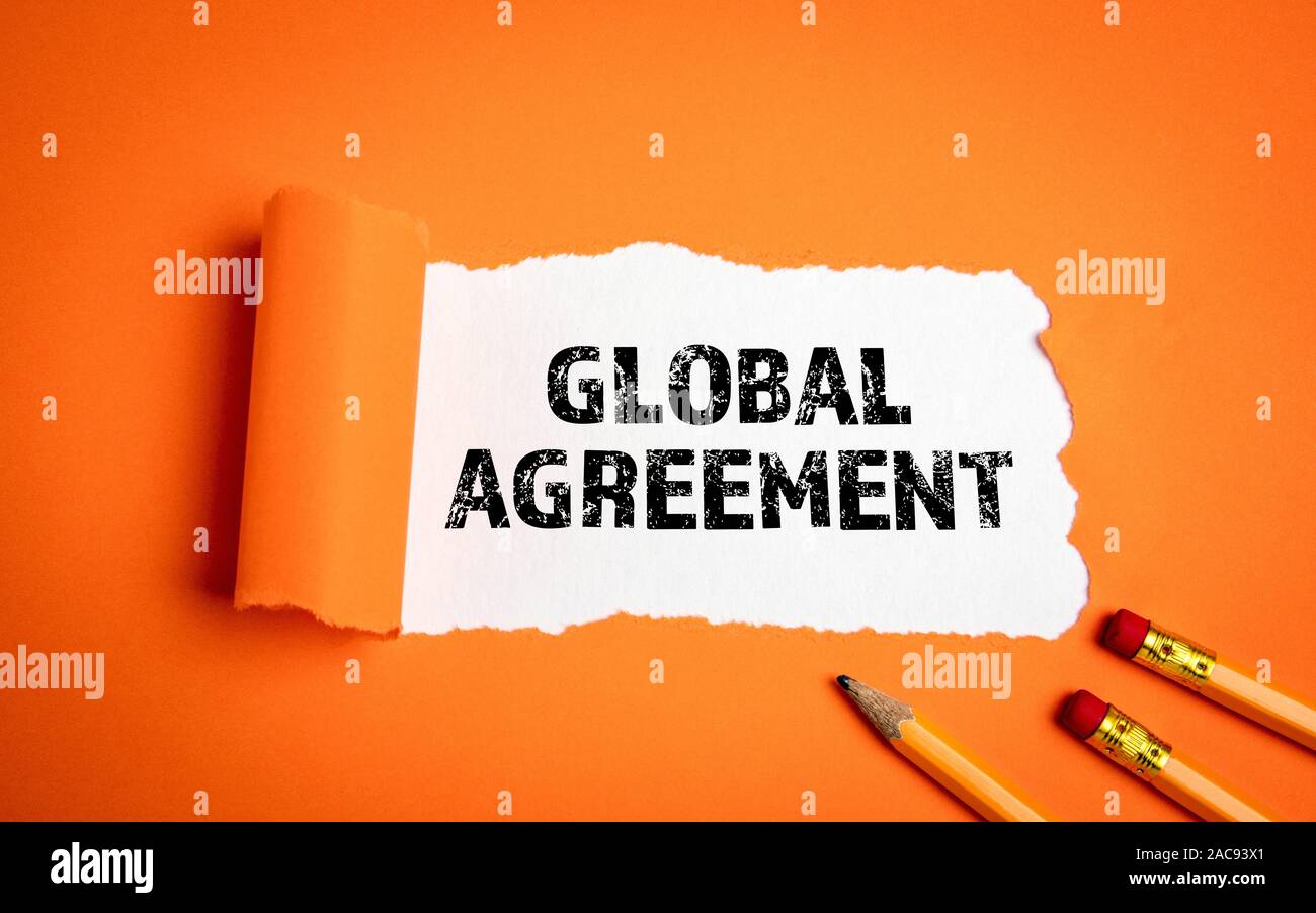 Global Agreement. Negotiations, contracts, partners and the economy ...