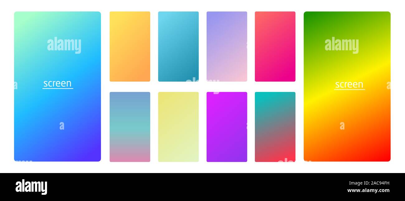 Vibrant and smooth gradient soft colors for devices, pc s and modern ...