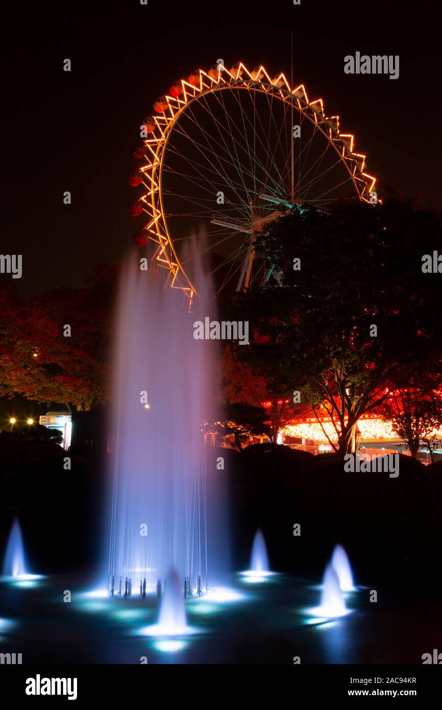 Slow motion shot of a scene from a amusement park Stock Photo - Alamy