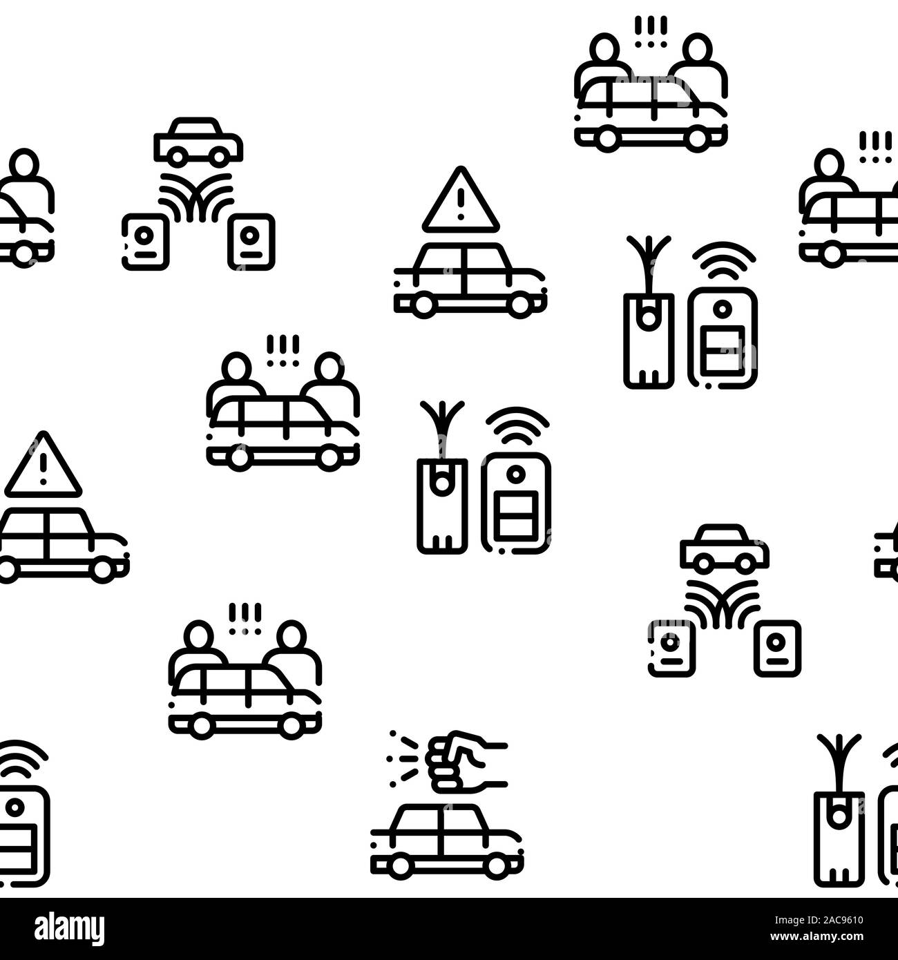 Car theft electronic Stock Vector Images - Alamy