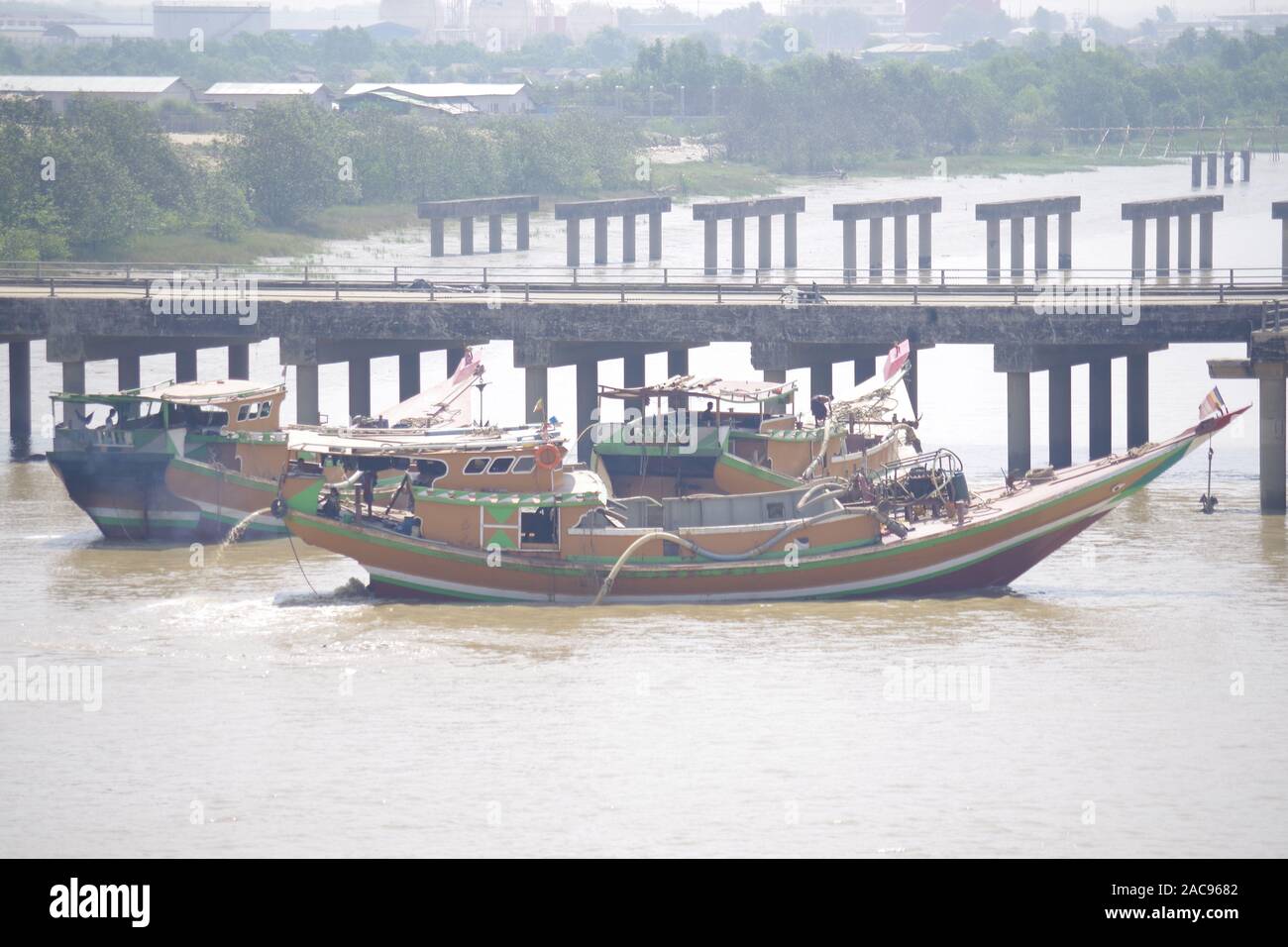 Yangon River, Myanmar Burma, Rangoon, Yangon Stock Photo - Alamy