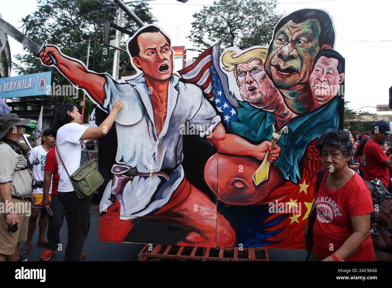 Manila, Philippines. 30th Nov, 2019. Kilusang Mayo Uno held a ...