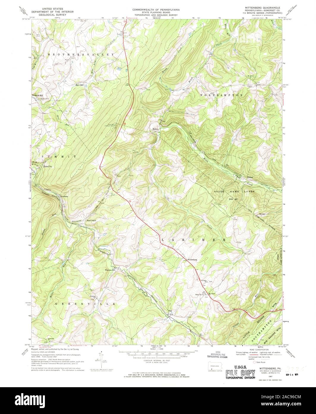 Wittenberg map hi-res stock photography and images - Alamy