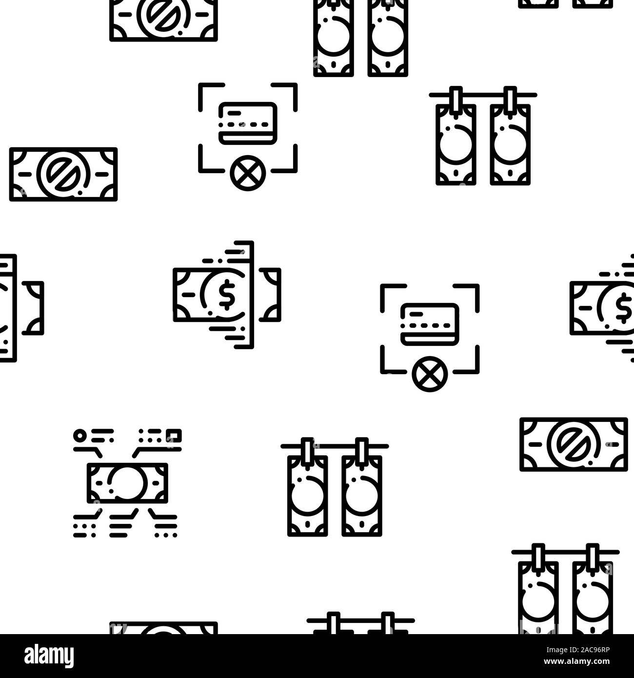 Fake Money Seamless Pattern Vector Stock Vector Image & Art - Alamy