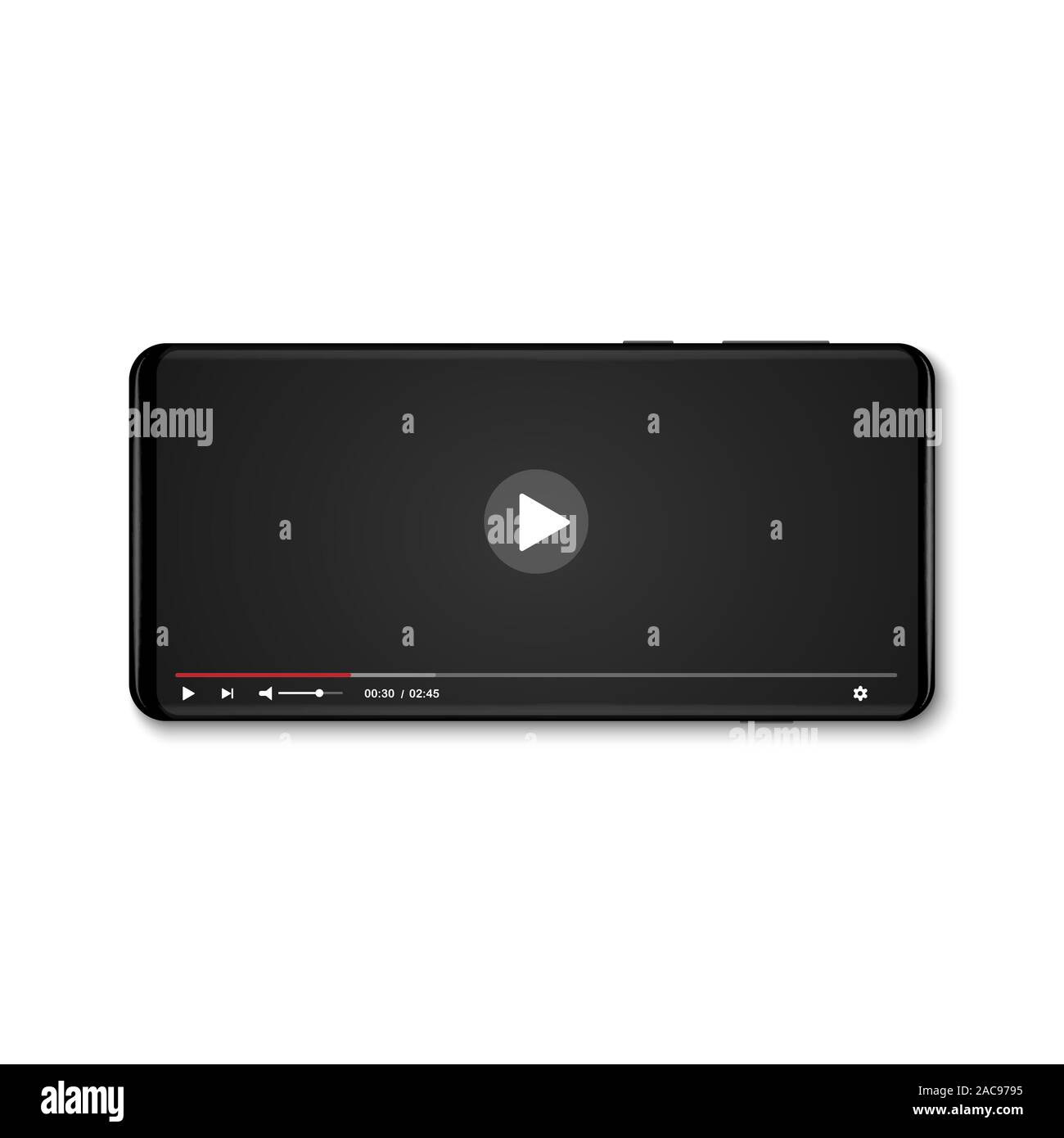 Iphone video Stock Vector Images - Alamy