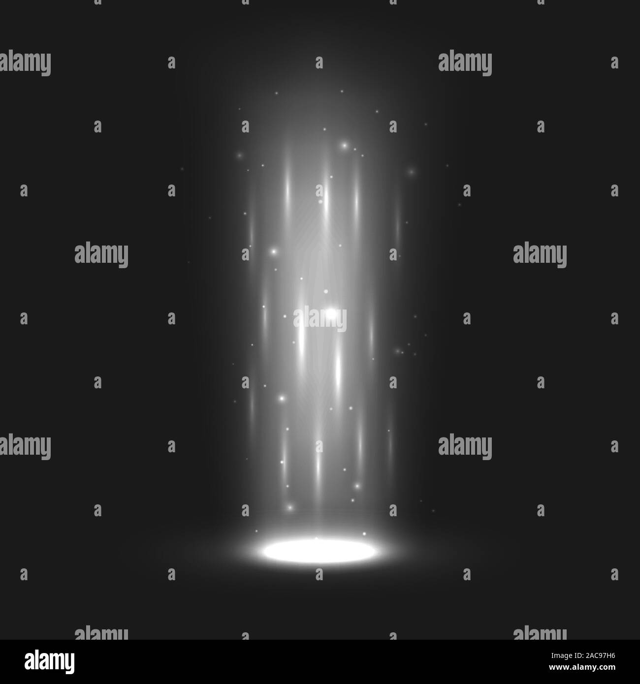 Magic light effects of teleport portal vector illustration Stock Vector ...