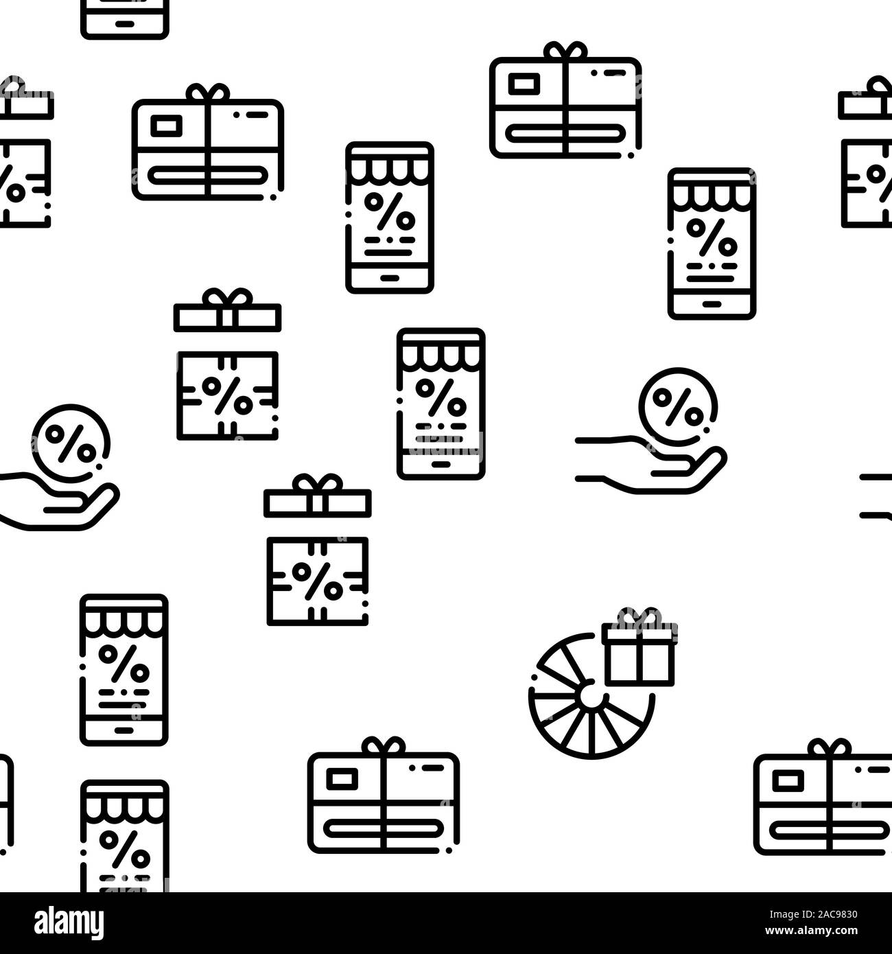 Loyalty concept line icons Cut Out Stock Images & Pictures - Alamy