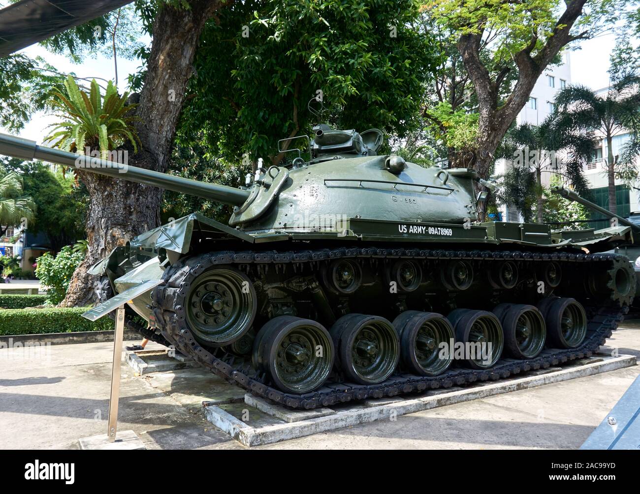 HO CHI MINH CITY, VIETNAM - NOVEMBER 20, 2019. Tank at War Remnants ...