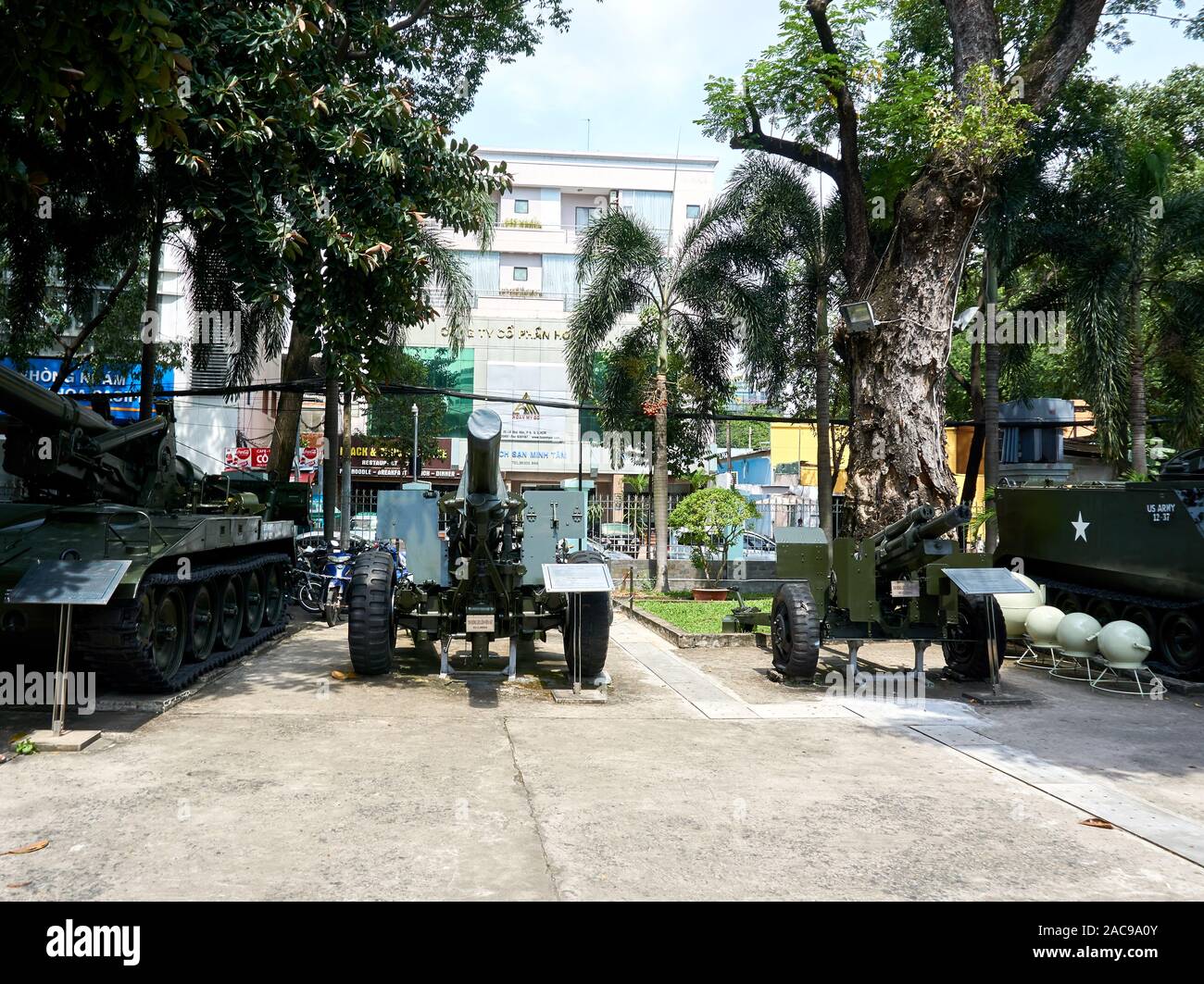 HO CHI MINH CITY, VIETNAM - NOVEMBER 20, 2019. Tank at War Remnants ...