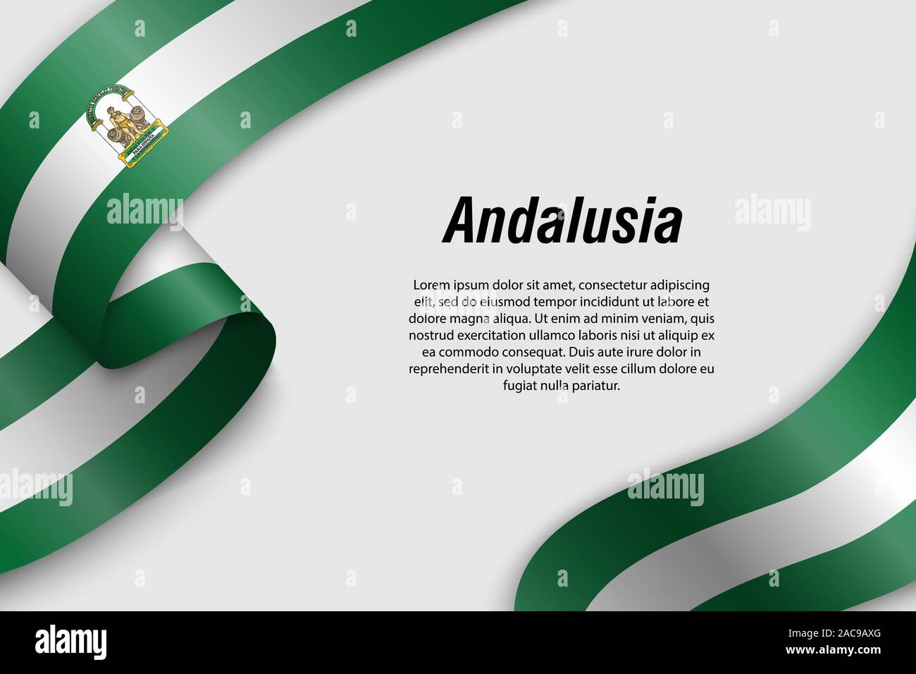 Andalusia flag Stock Vector Images - Alamy