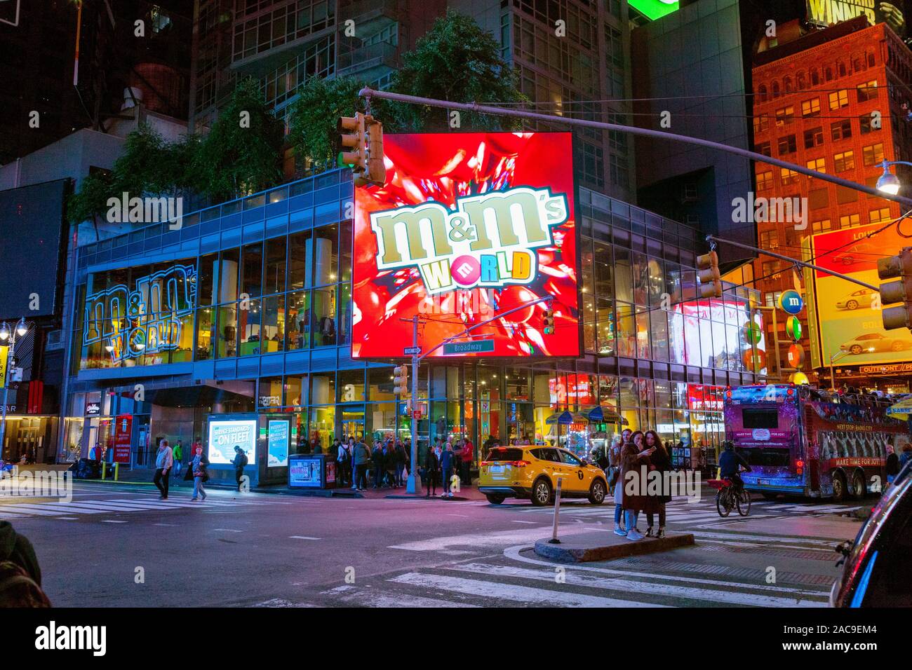 M&M world store, Times Square, NYC, United States of America Stock ...