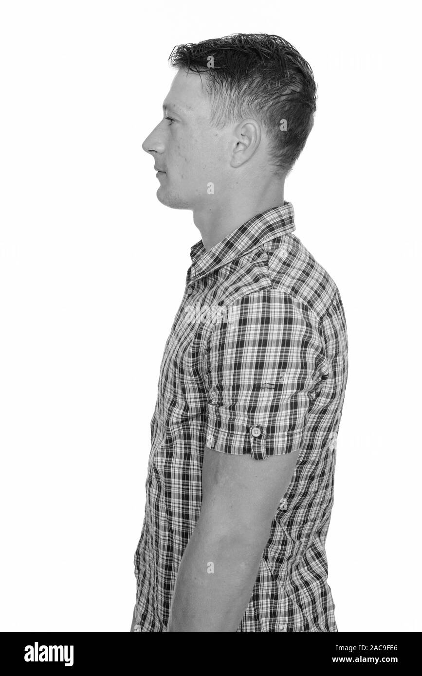 Man different view Black and White Stock Photos & Images - Alamy