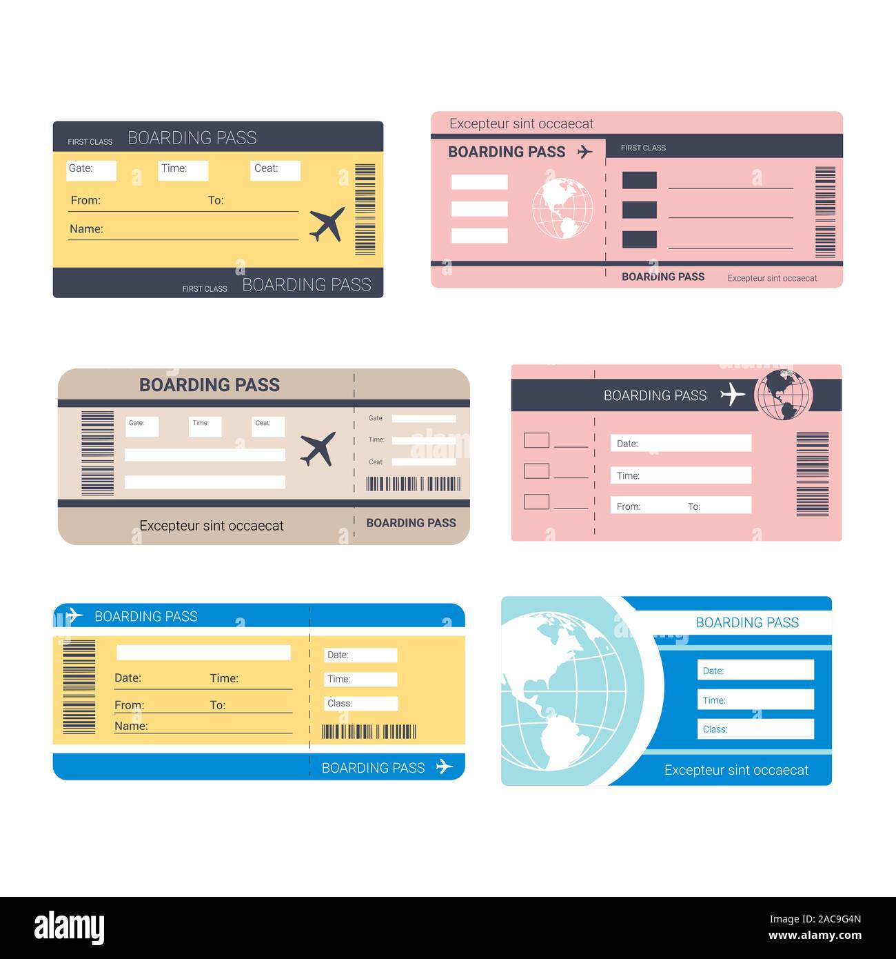 Boarding Gate Sign Stock Vector Images - Alamy
